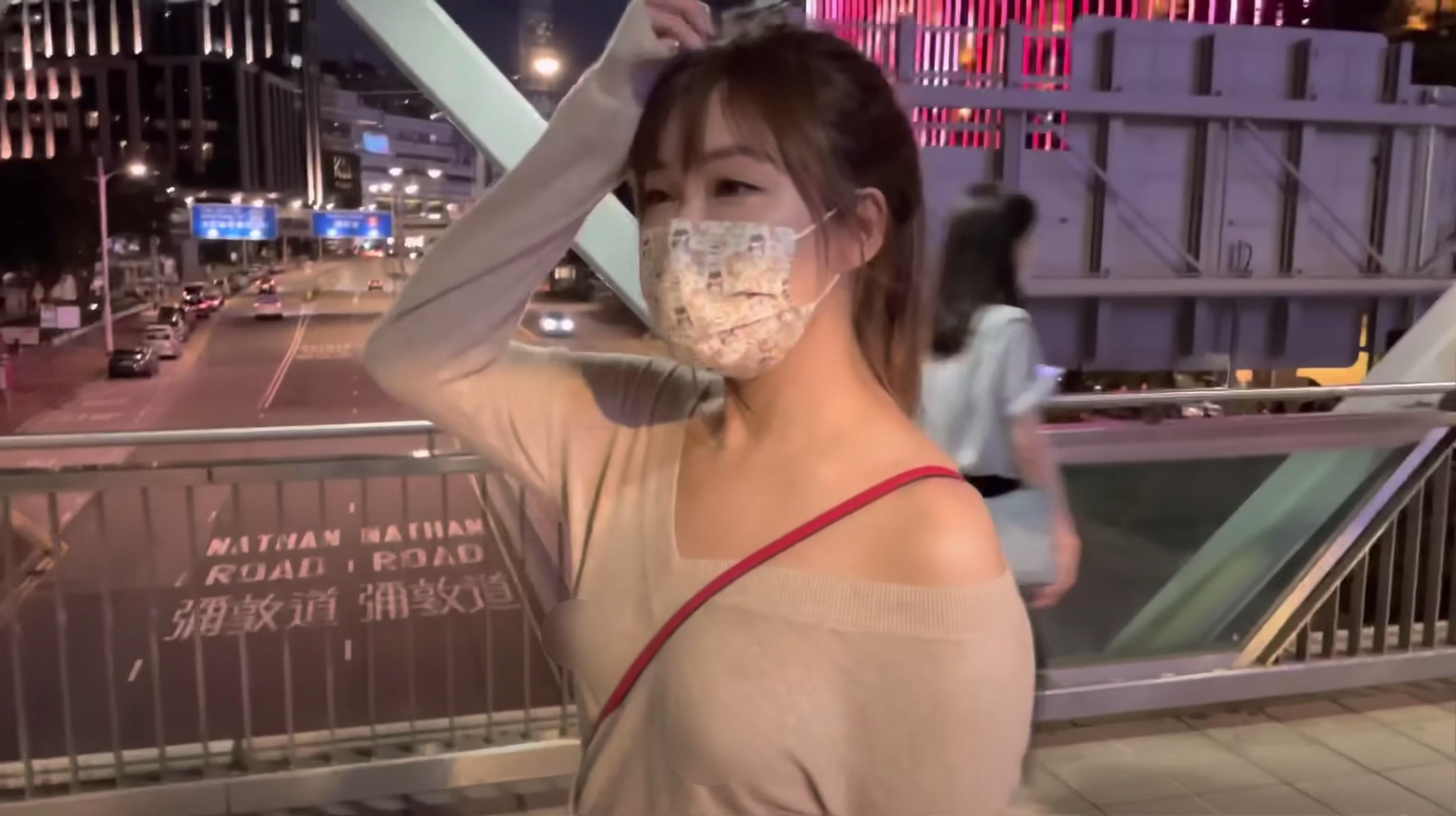 乳首散步｜Erena素海霖真空遊尖沙咀瘋傳 網民：剩係勇氣都抵畀like | am730