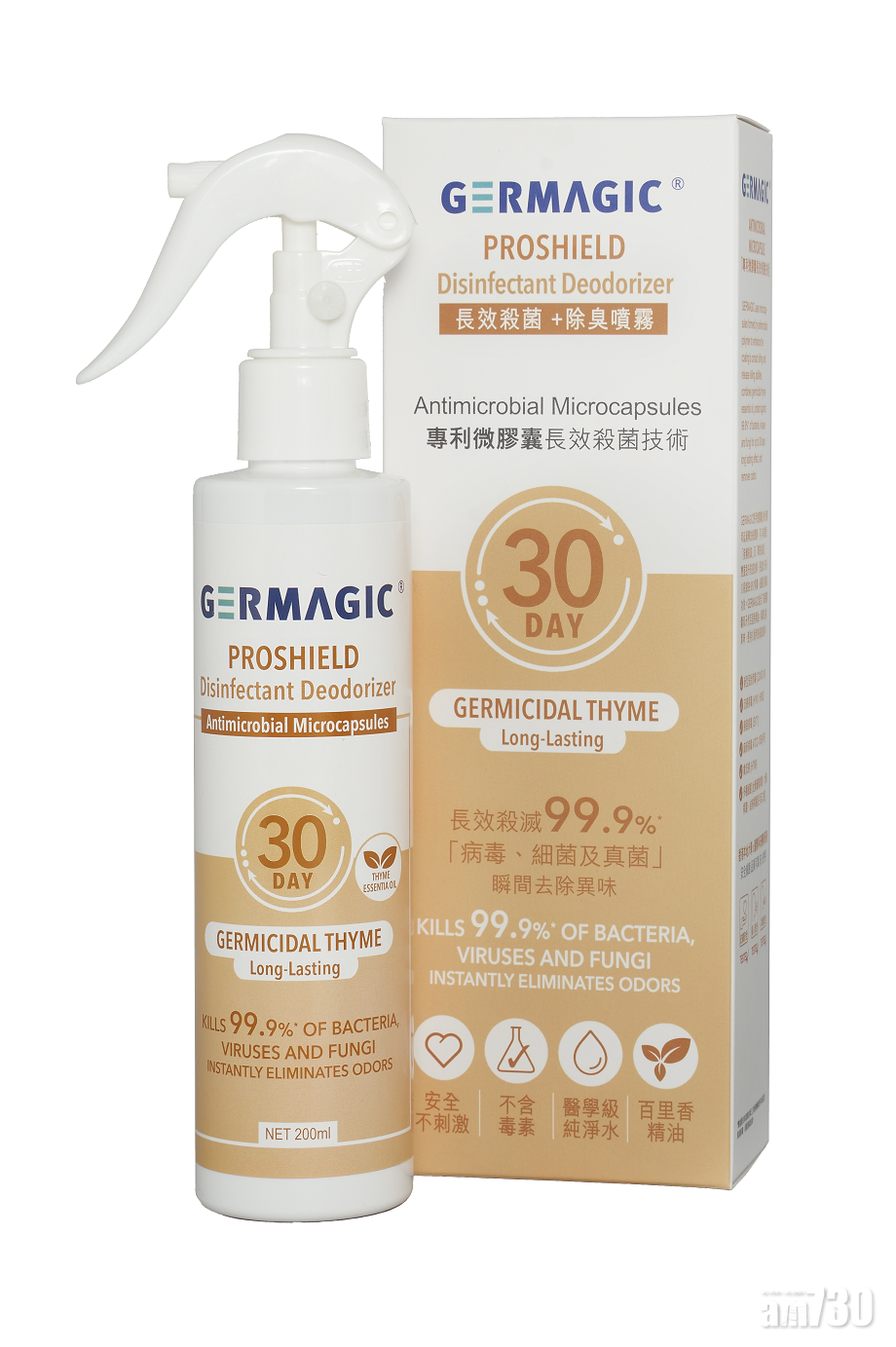最長效用90天 GERMAGIC 長效防疫殺菌系列 | am730